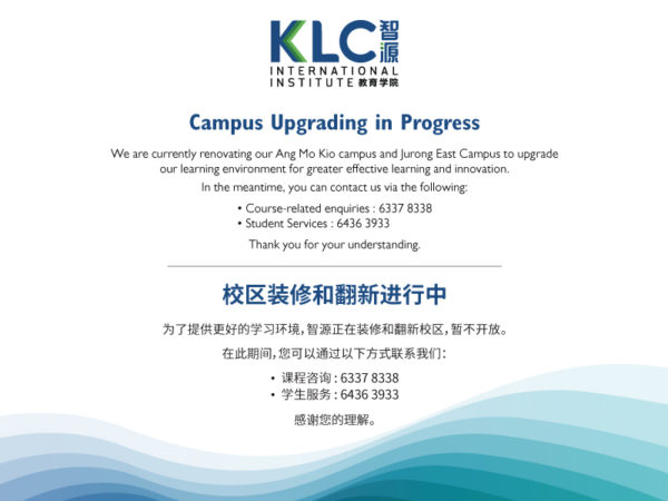 Growing into your future - KLC International Institute